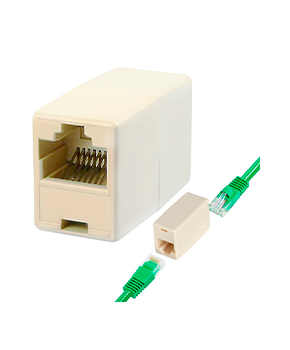 EMPALME UNION RJ45 CABLE UTP A UTP | Maya Center